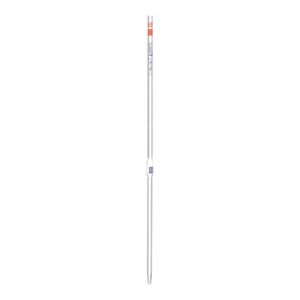 eisco volumetric pipette, 2ml - class a - blue markings - orange coded - borosilicate glass