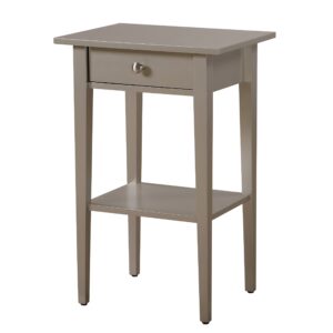 glory furniture dalton , silver champagne nightstand, side table, 28" h x 14" w x 18" d,