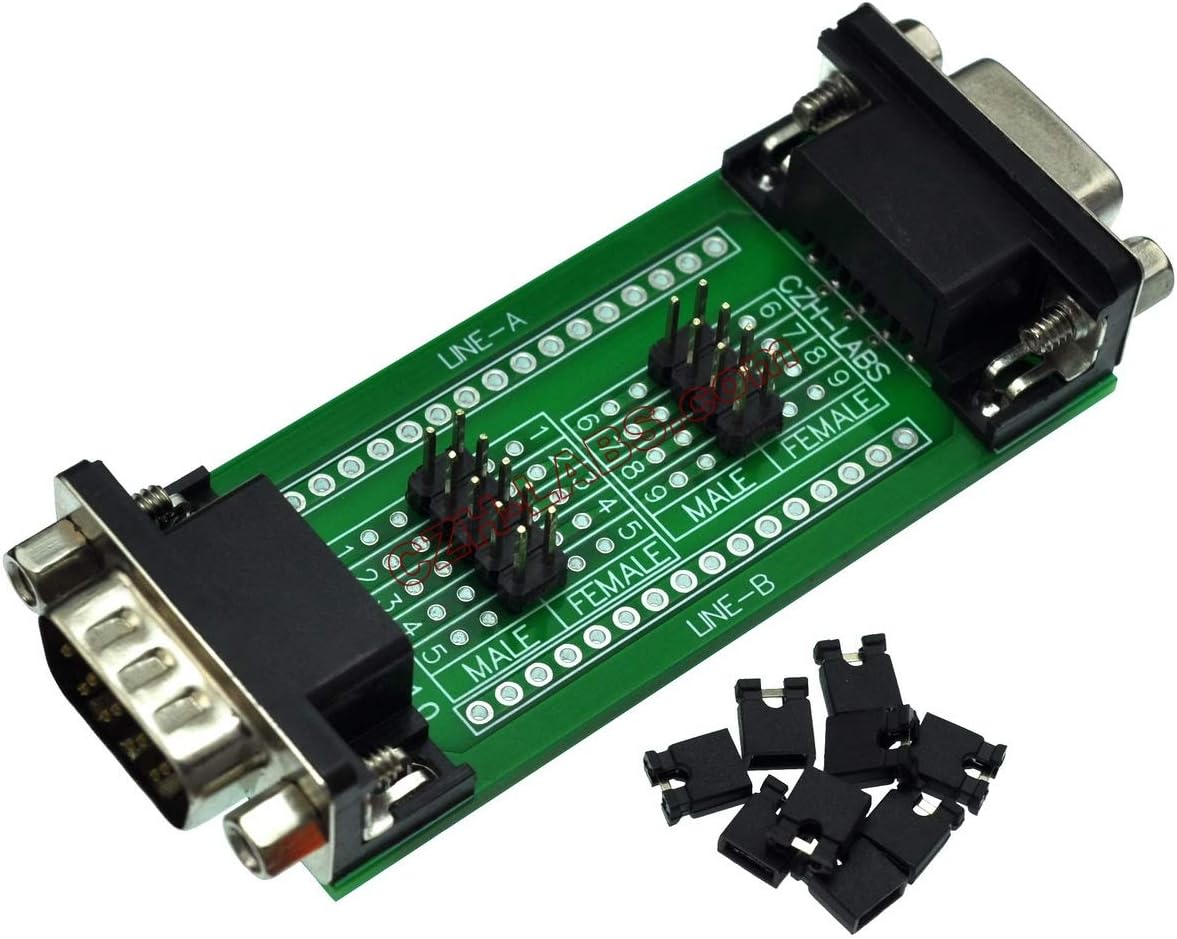 CZH-Labs Combo Package D'sub DB9 DB15 DB25 DB37 Diagnostic Test Breakout Boards.