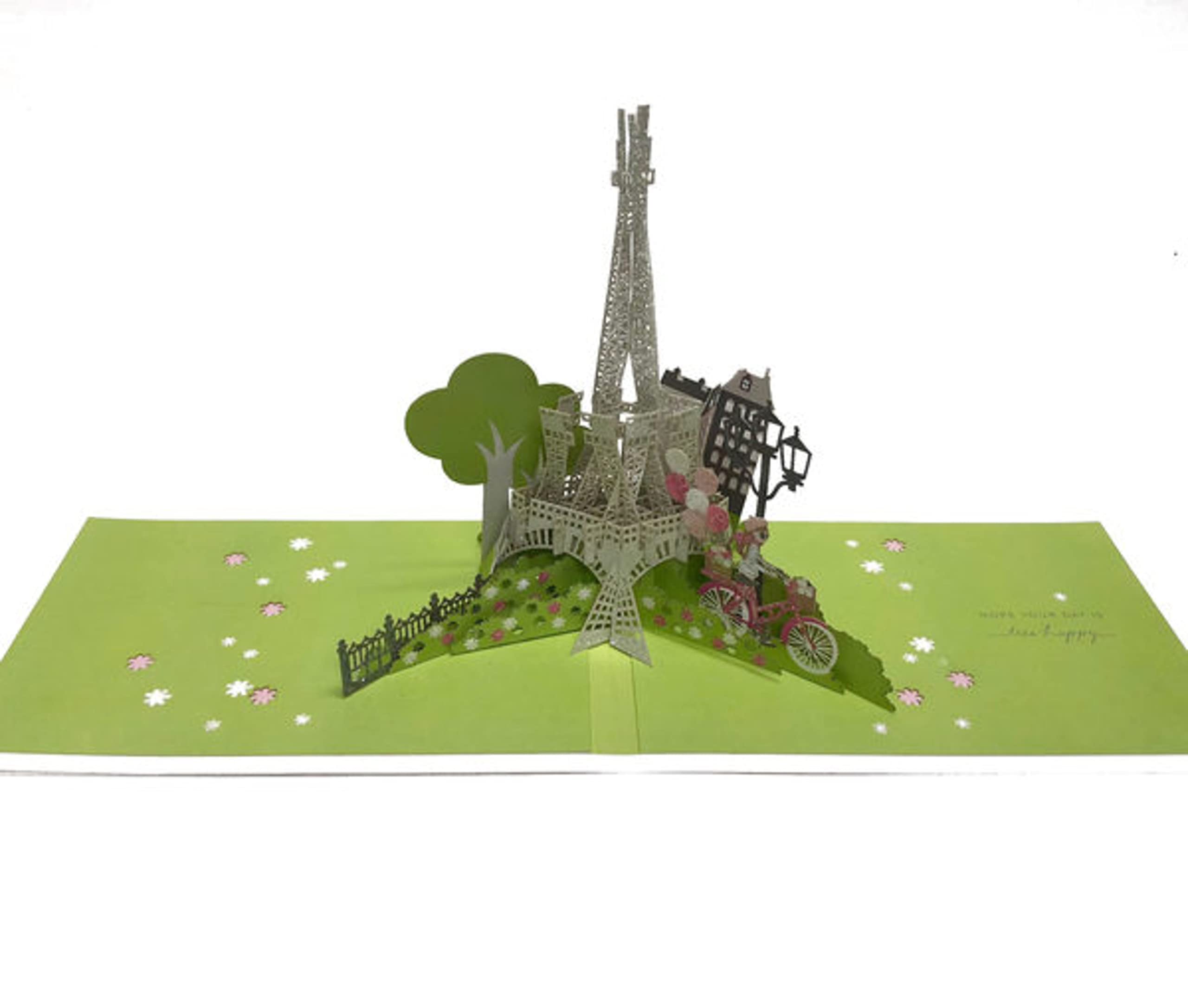 Hallmark Signature Paper Wonder Pop Up Birthday Card (Paris, Trés Happy)