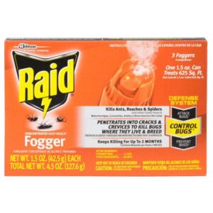 raid concentrated fogger 1.5 oz -3 pack