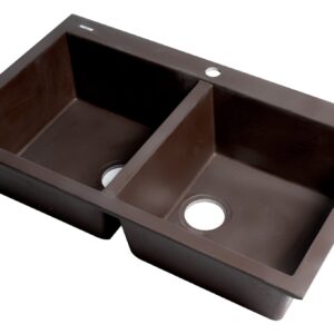 ALFI brand AB3420DI-C Kitchen Sink, Chocolate