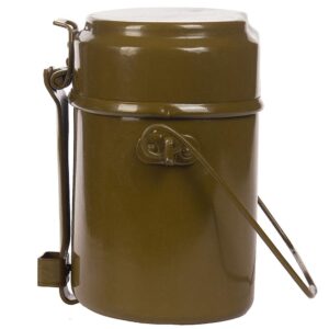 Books.And.More Original Soviet Russian Army Soldier Mess & Griddle Kit Canteen Pot Army Soldier Lunch Box