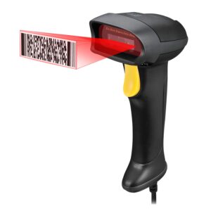 adesso nuscan 2500cu spill resistant ccd barcode scanner - reliable data collection, superior scanning performance, long scanning range, windows & mac compatible, drop protection