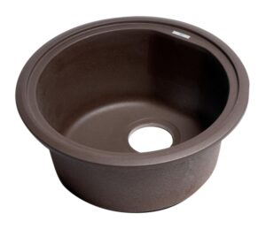 alfi brand ab1717di-c kitchen sink, chocolate