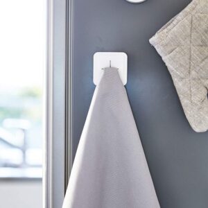 Yamazaki Industries 4248 Magnetic Kitchen Towel Holder, White, Approx. W 2.2 x D 0.9 x H 2.2 inches (5.5 x 2.3 x 5.5 cm), Tower, Towel Rack