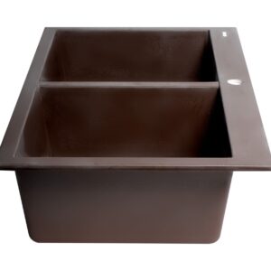 ALFI brand AB3420DI-C Kitchen Sink, Chocolate