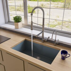 ALFI brand AB3322UM-T Kitchen Sink, Titanium