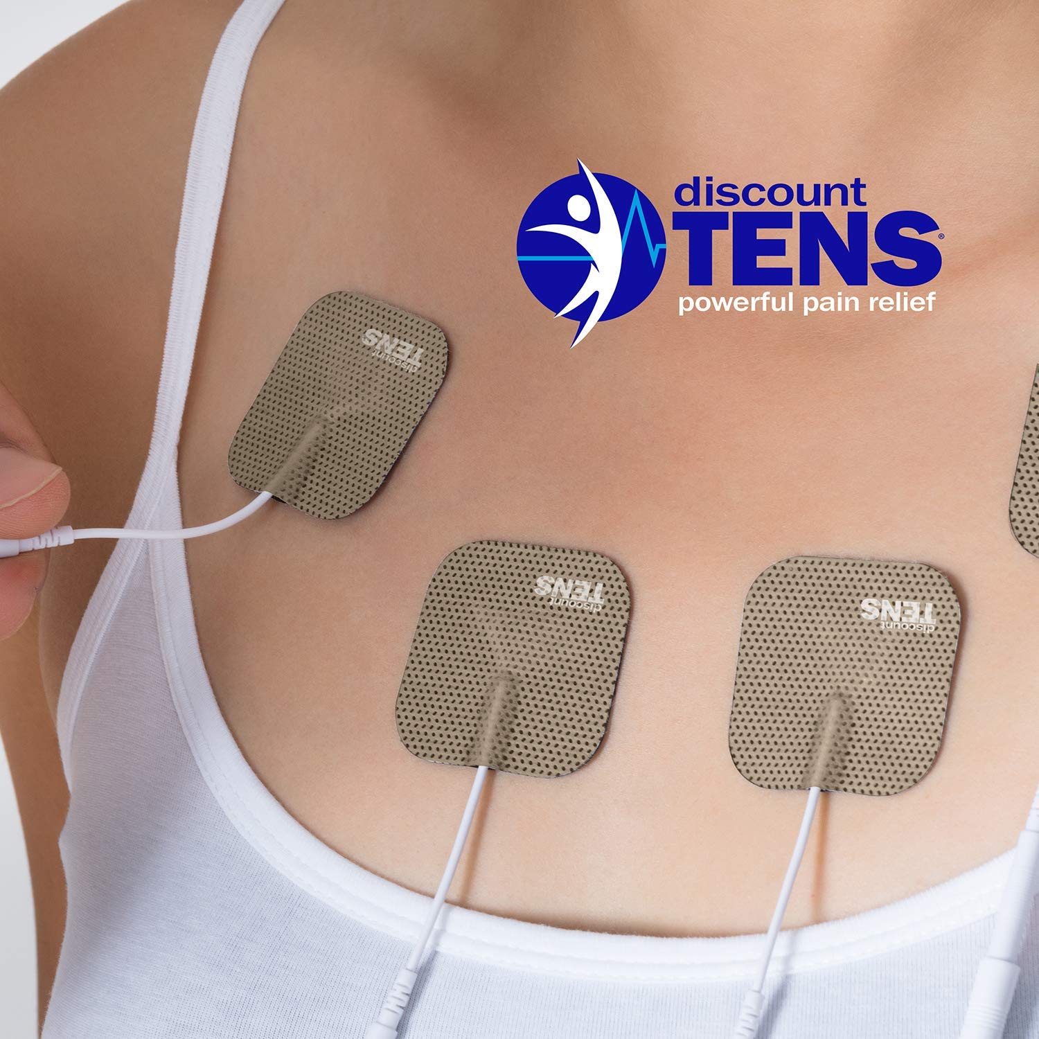 TENS 7000 Compatible Deluxe Refresh and Upgrade Pack, Renew Your TENS 7000 with Premium Electrodes and Lead Wires, Discount TENS Brand (Deluxe Pack)