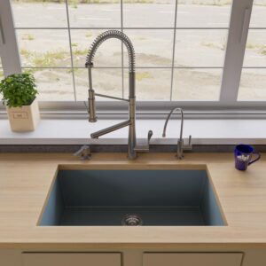 ALFI brand AB3322UM-T Kitchen Sink, Titanium