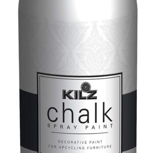 KILZ Chalk Spray Paint, Interior, Toasted Poppyseed, 12 Ounces