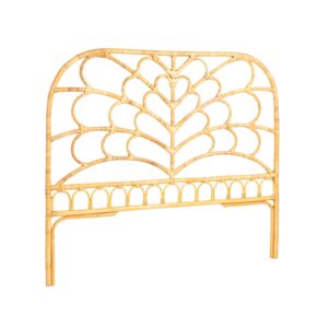 creative co-op queen rattan headboard