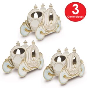 3-D Carriage Centerpiece Pack of 3