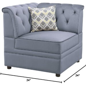 ACME Sofa, Gray Velvet