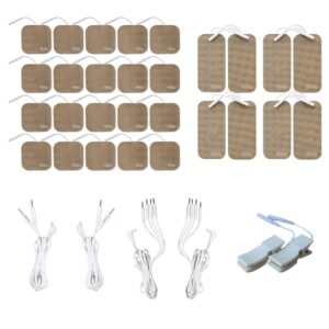 tens 7000 compatible deluxe refresh and upgrade pack, renew your tens 7000 with premium electrodes and lead wires, discount tens brand (deluxe pack)