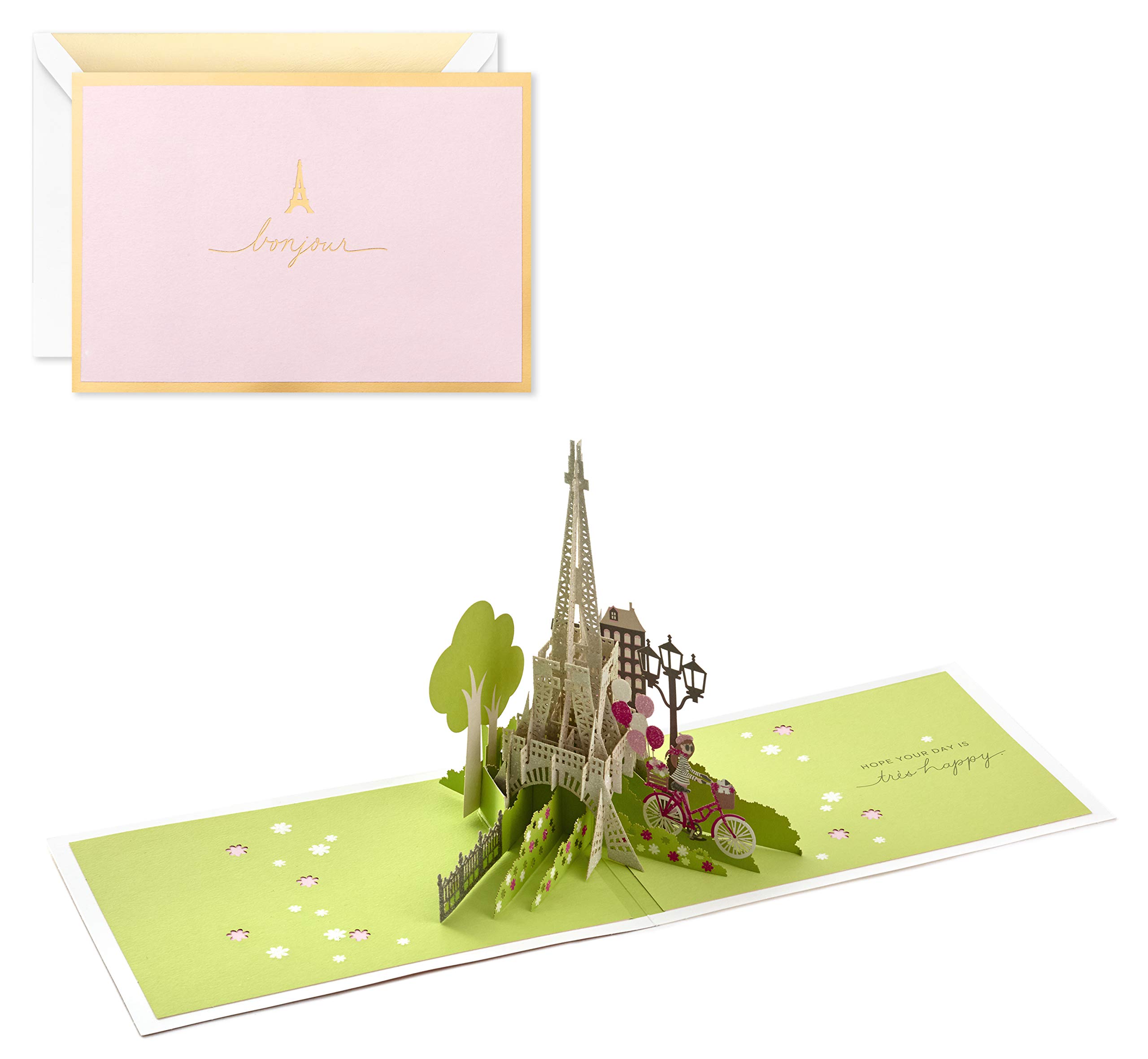 Hallmark Signature Paper Wonder Pop Up Birthday Card (Paris, Trés Happy)