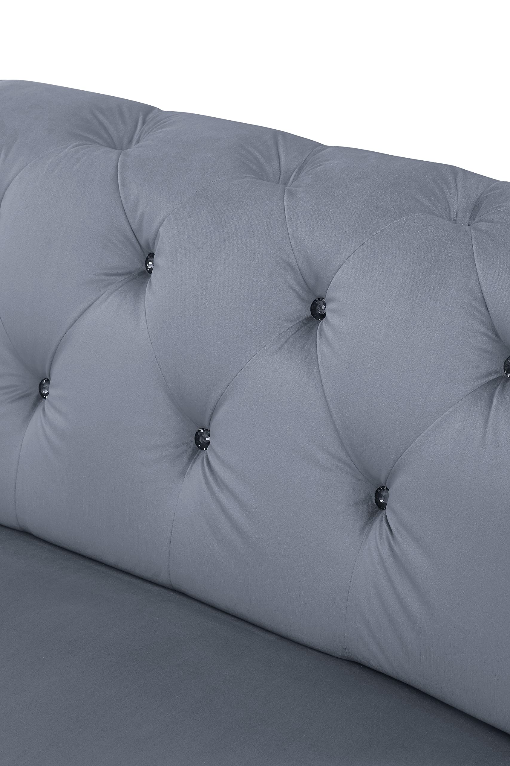 ACME Sofa, Gray Velvet