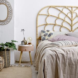 Creative Co-Op Queen Rattan Headboard