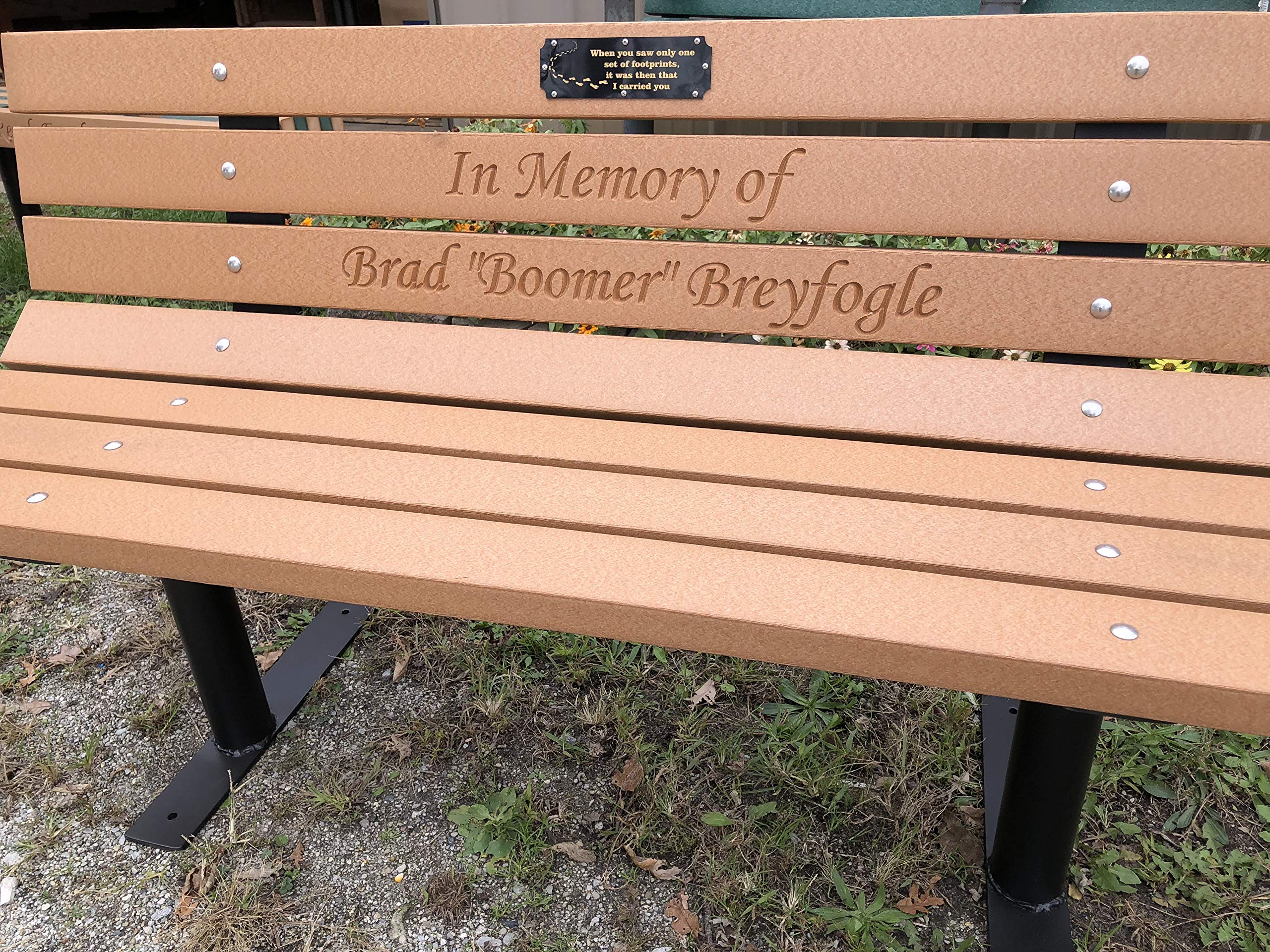 Roudebush Company Memorial Park Bench