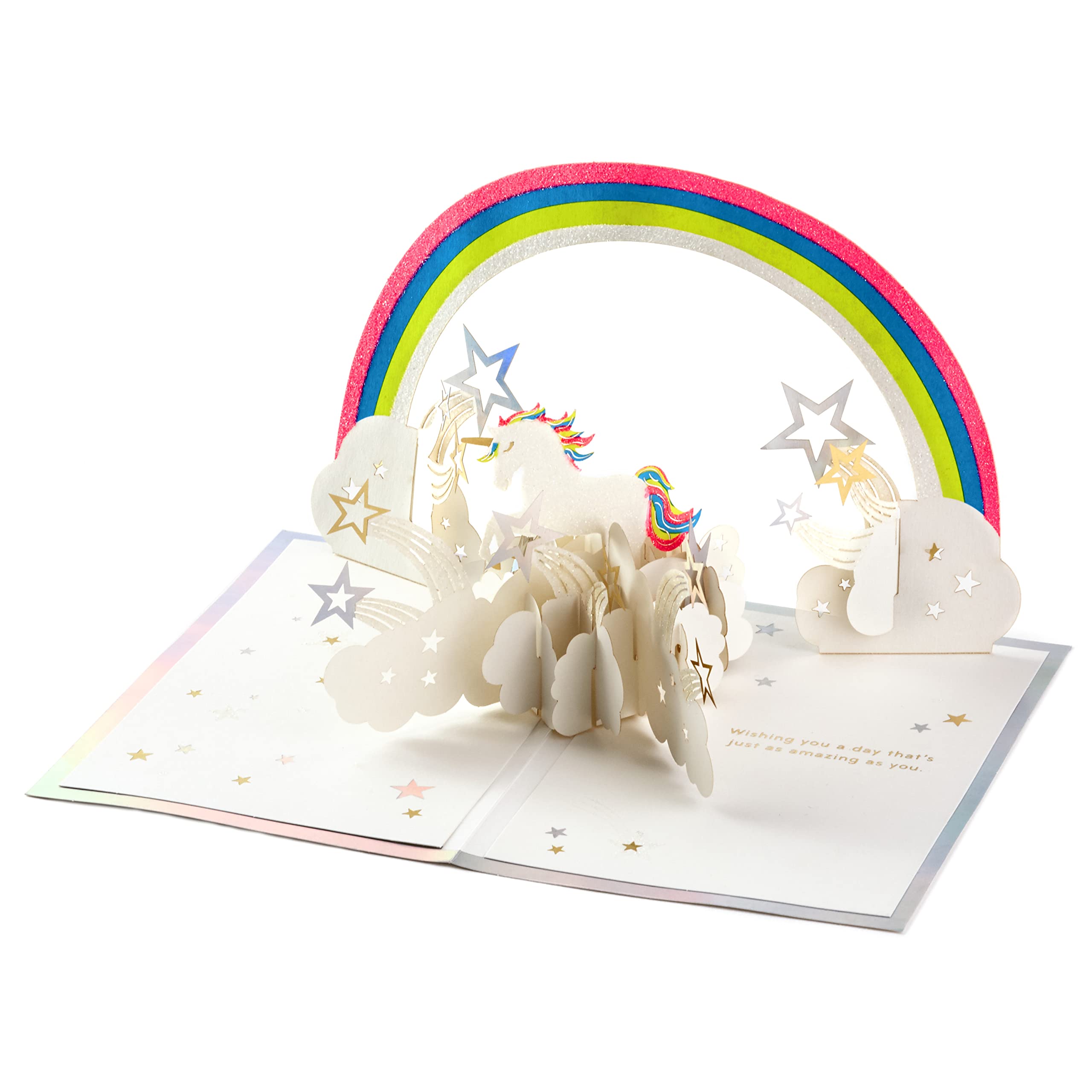 Hallmark Signature Paper Wonder Pop Up Birthday Card (Unicorn, You are Magical) (1299RZH1137)