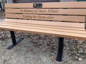 roudebush company memorial park bench