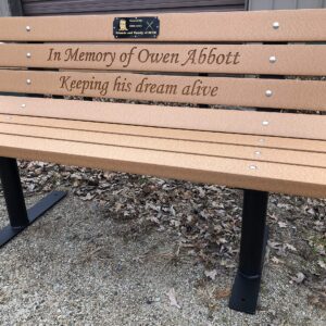 Roudebush Company Memorial Park Bench