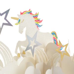 Hallmark Signature Paper Wonder Pop Up Birthday Card (Unicorn, You are Magical) (1299RZH1137)