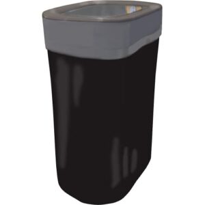 Party City Black Clean-Up Party Supplies, 3 Pieces, with Matching Reusable Pop-Up Trash Bins, Plus a Handy Recycling Bin