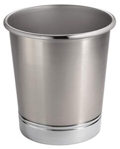 interdesign york bath waste can, split metal finish 76550