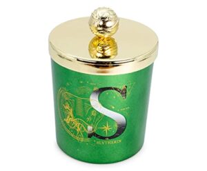 harry potter house slytherin premium scented soy wax candle with unique aromatic fragrance | 50-hour burn time | home decor housewarming essentials, wizarding world hogwarts gifts and collectibles