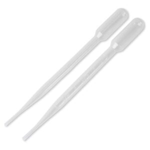 transfer pipette, 7.0ml capacity, 3.0ml graduated, large bulb, 155mm, 3.2ml bulb draw, ziplock bagging, karter scientific 206h2 (pack of 500)