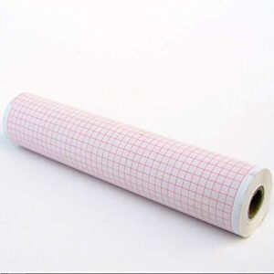 4 rolls 210mm20m ecg print paper thermal recording chart papers for 12-channel ecg/ekg electrocardiogram fit ecg1200g/1200f