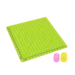 3D Printing Pen Silicone Design Mat Pad Geometric Basic Template Drawing Tools with Silicone Finger Caps Covers