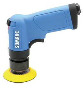 3 inch mini random air orbital polisher / sander, pistol grip, 7,000 rpm, composite housing, (sumake st-c120)