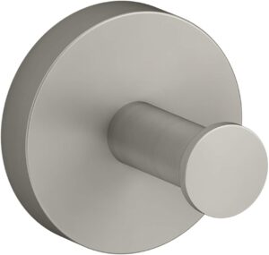 kohler elate robe hook k-27290-bn bathroom accessory in brushed nickel