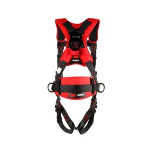 3M Protecta Comfort Construction Style Positioning/Climbing Harness 1161222, Black, X-Large, 1 Ea/Case