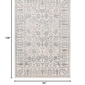 nuLOOM Vintage Tribal Bessie Area Rug, 7x9, Silver