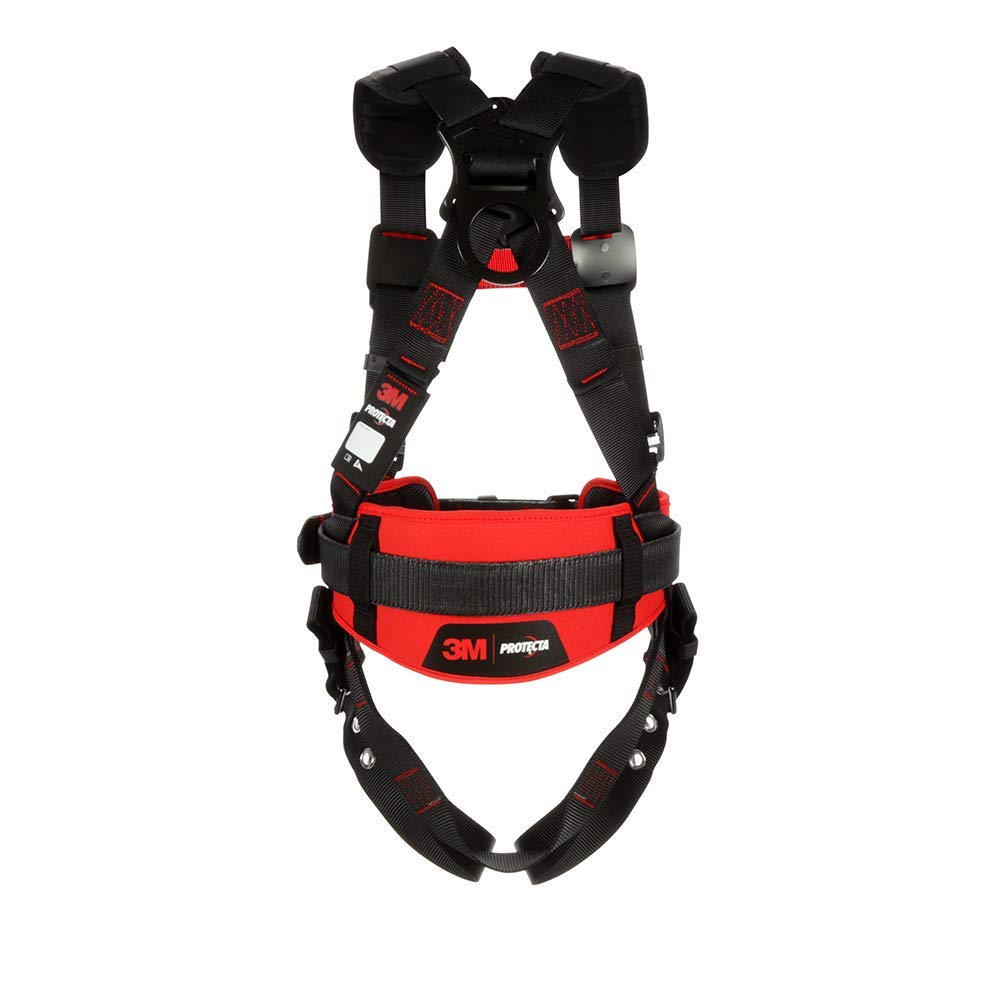 3M Protecta Construction Style Harness 1161300, Black, Small, 1 Ea/Case