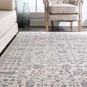 nuLOOM Vintage Tribal Bessie Area Rug, 7x9, Silver