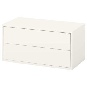 ikea eket cabinet with 2 drawers, white