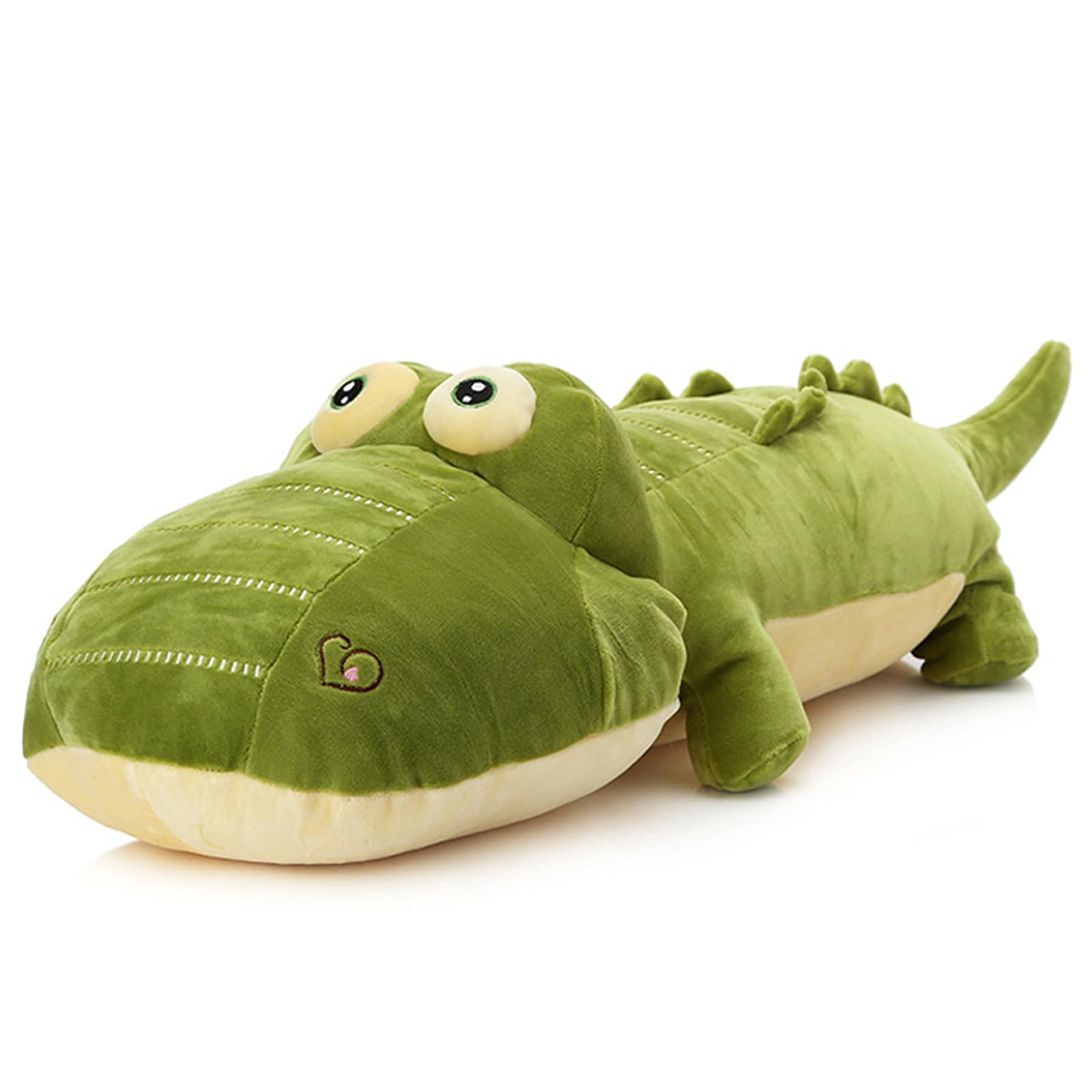 elfishgo Crocodile Big Hugging Pillow, Soft Alligator Plush Stuffed Animal Toy Gifts for Kids, Birthday, Christmas 25.6"