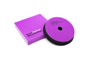 koch-chemie - micro cut pad - special sponge for removing fine scratches, holograms, and polishing marks; high stability; long-lasting compression hardness; contours easily (126mm x 23mm)