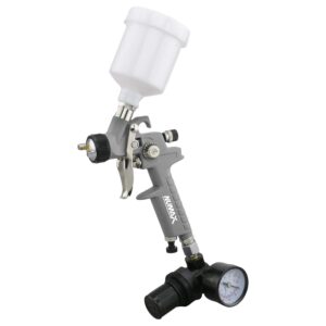 numax sps08 pneumatic 0.8mm tip mini hvlp gravity feed spray gun with 125cc plastic cup