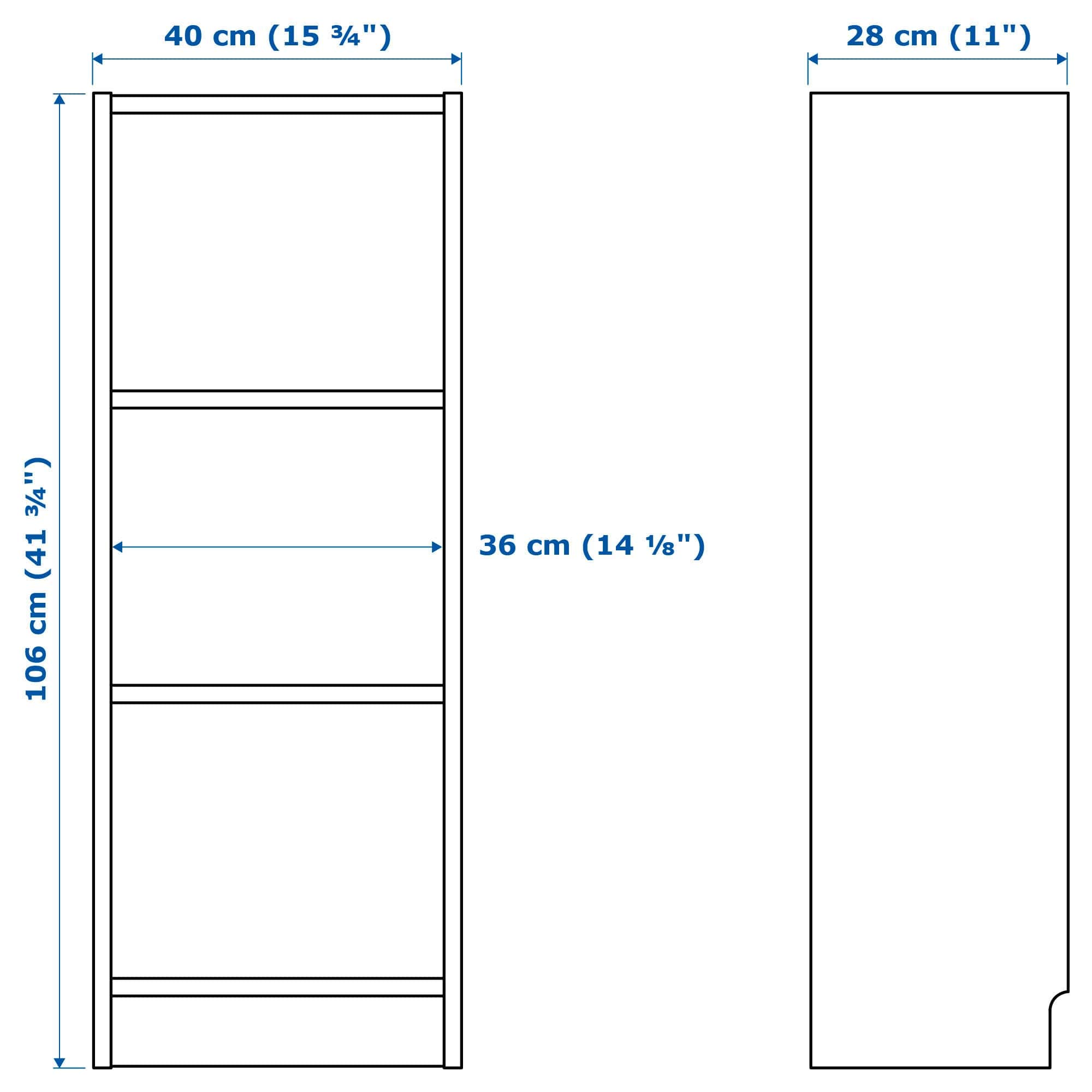 IKEA Billy Bookcase, White