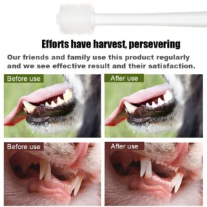 FinYii 360-Degree Soft Yorkie Toothbrush, Small Dogs Puppy Toothbrush (Colors Varie)