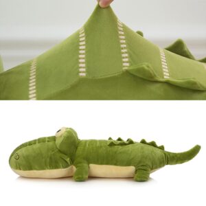 elfishgo Crocodile Big Hugging Pillow, Soft Alligator Plush Stuffed Animal Toy Gifts for Kids, Birthday, Christmas 25.6"