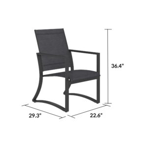 Cosco Outdoor Living 88681NBCE Cosco Outdoor Furniture Dining Chairs, Navy