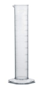 eisco graduated cylinder, 1000ml - class a tolerance - octagonal base - tpx plastic - industrial quality, autoclavable