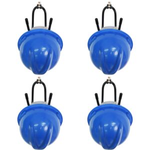 yyst hard hat rack hard hat holder storage hanger - no hard hat -4/pk-screws included