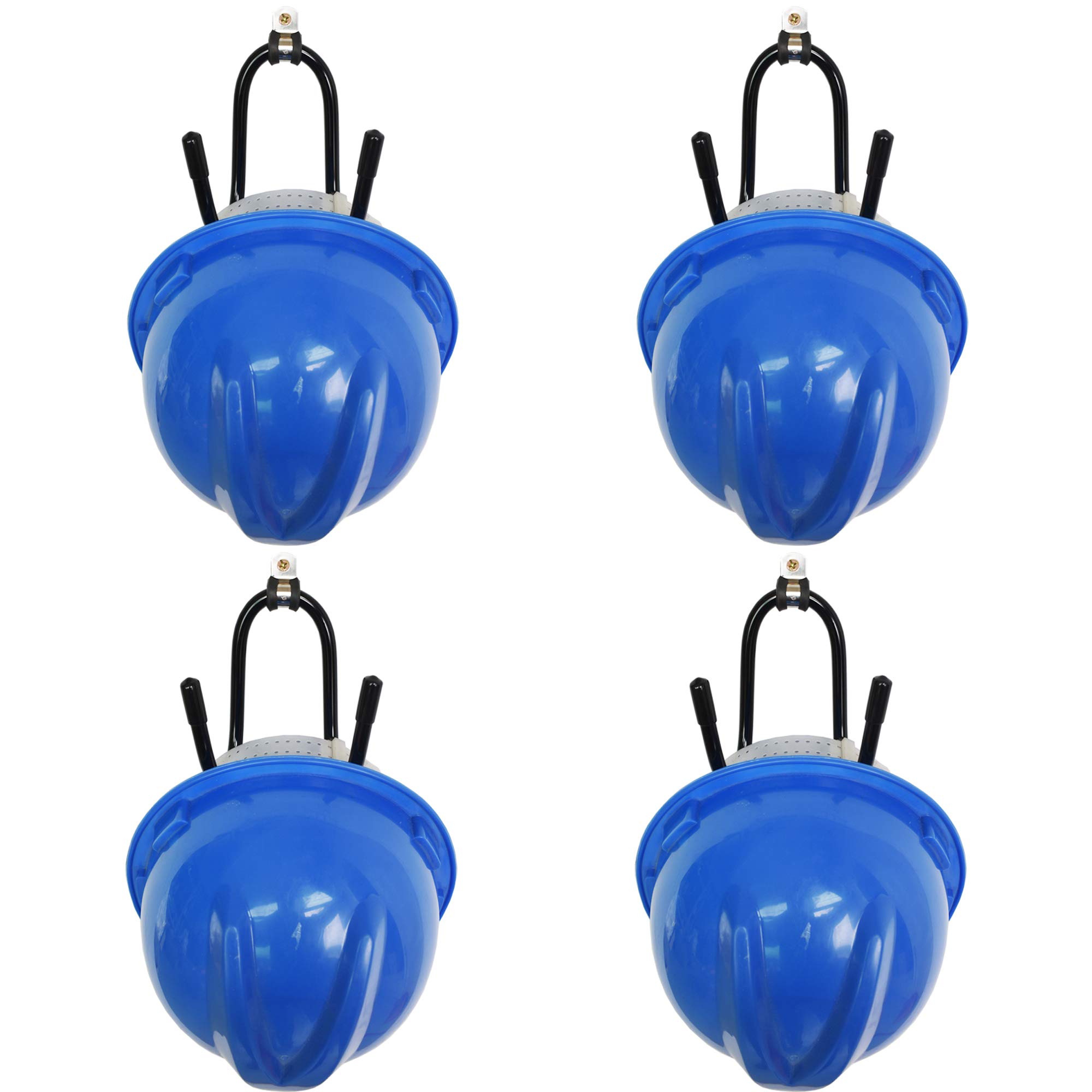 YYST Hard Hat Rack Hard Hat Holder Storage Hanger - No Hard Hat -4/PK-Screws Included